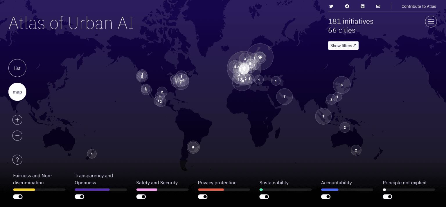 Atlas of Urban AI toont digitalisering in steden – DMI-ecosysteem